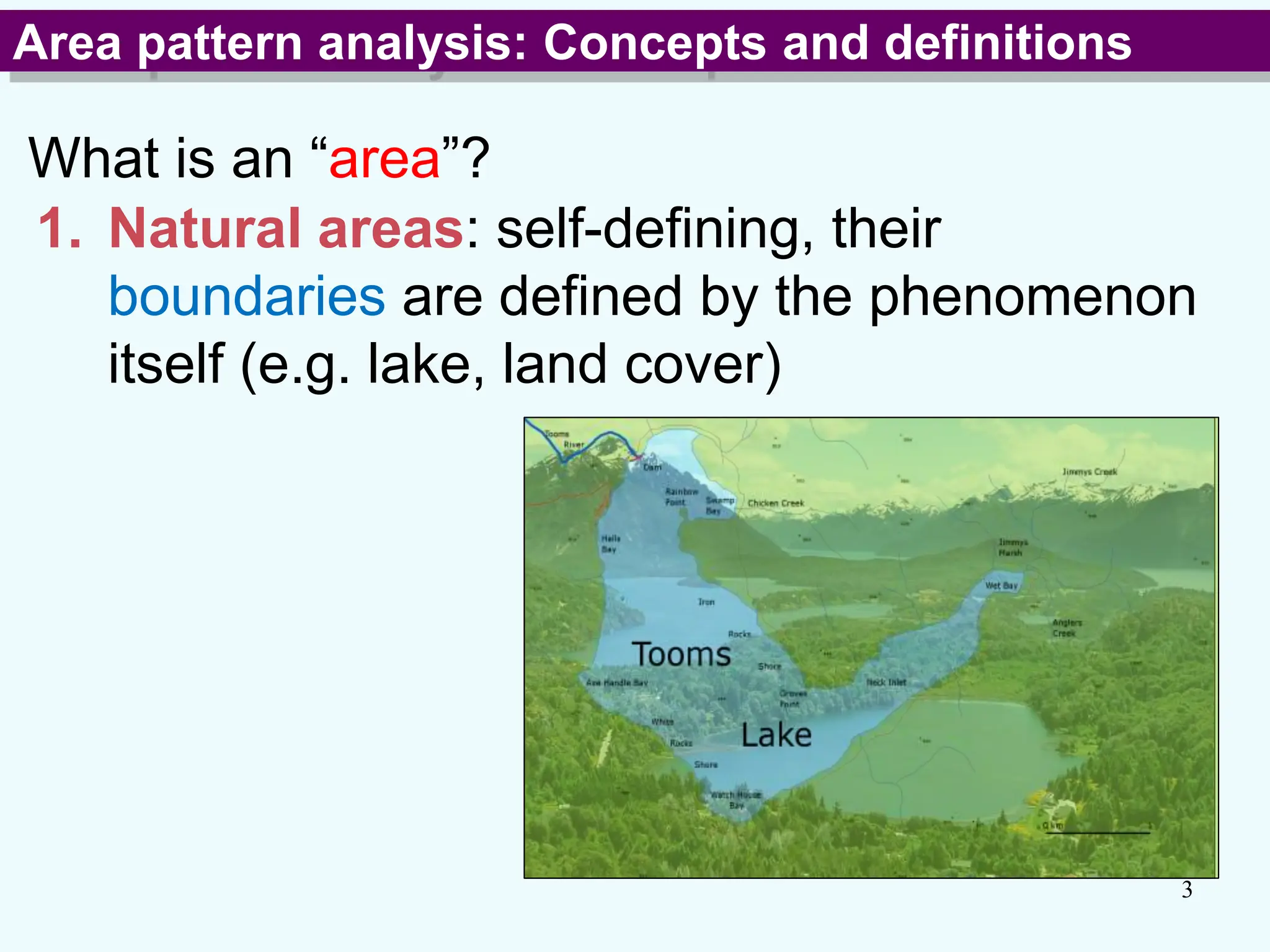 Lecture 7 Area Objects and Spatial Autocorrelation.pptx | Geography | Science