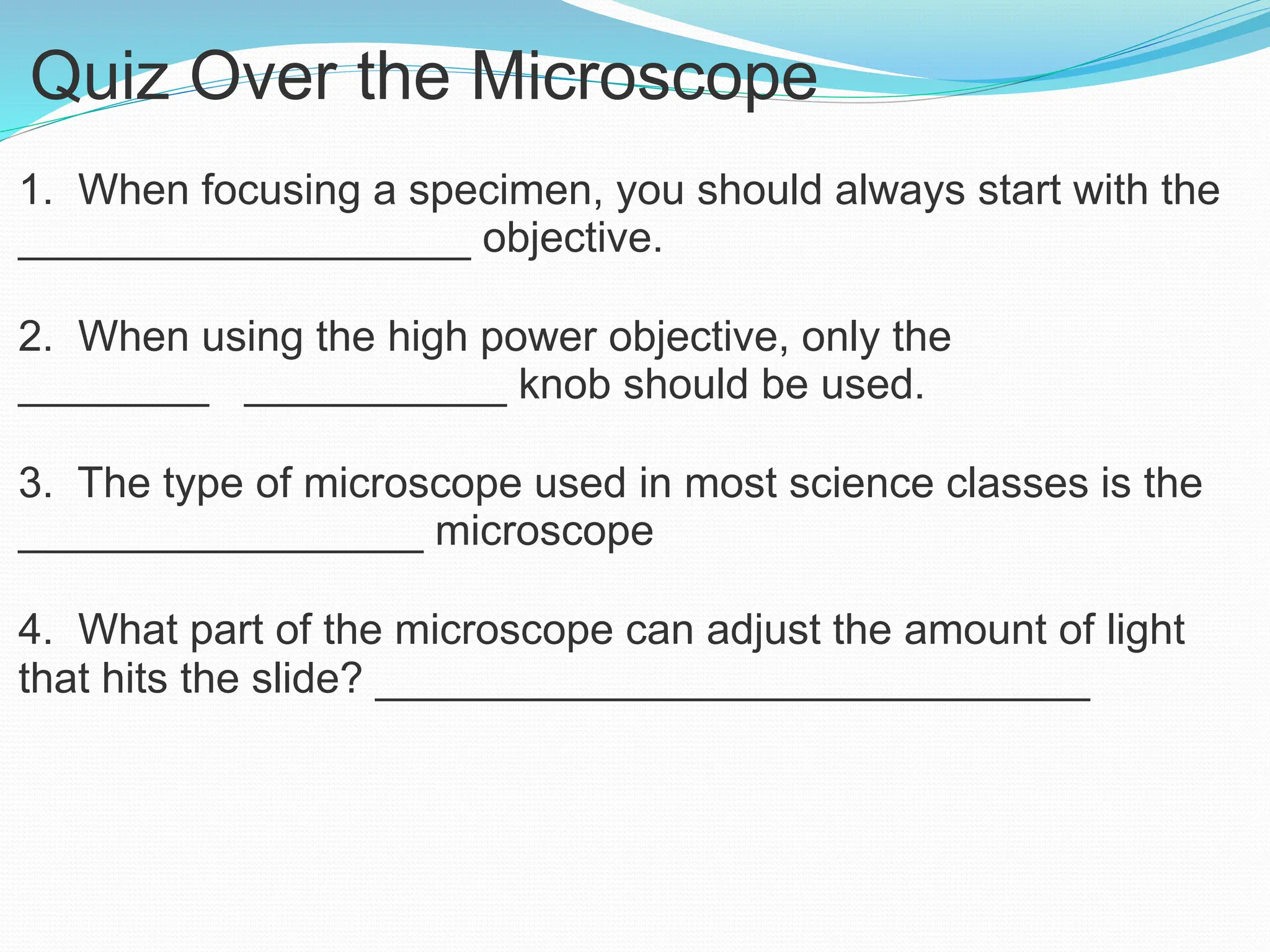 Lecture 7b. Microscope. types and functions | PPT