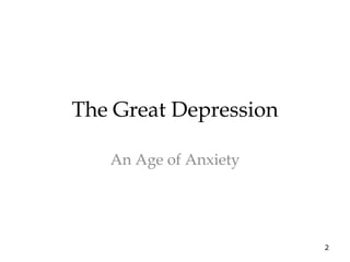 Lecture 7B - Depression & Russian Revolutions | PPT