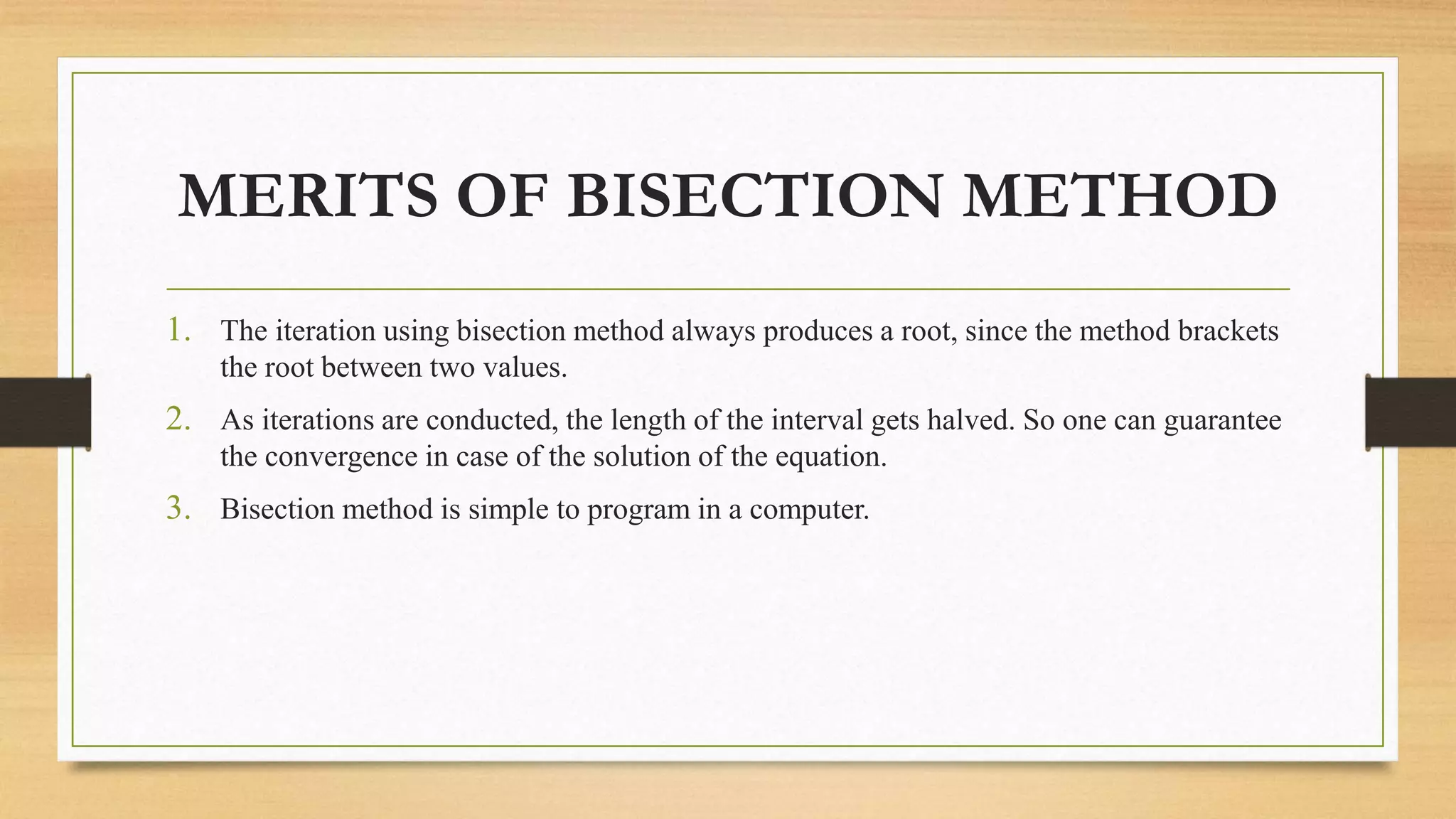 Bisection | PPTX