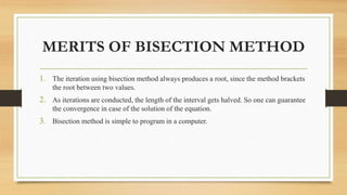 Bisection | PPTX