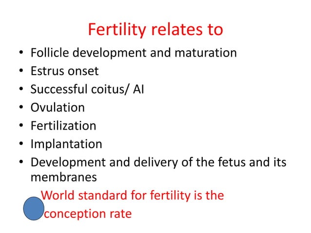 Lecture 7 Bovine infertility | PDF