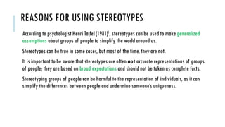 Lecture 7 Contextual interpretation (tones, biases, stereotypes ...