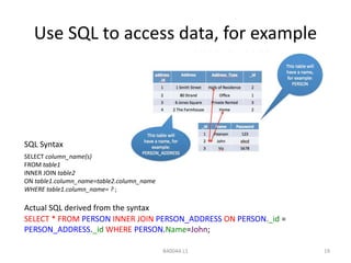 Lecture 7 database | PPTX