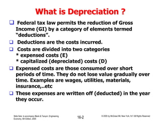 Lecture # 7 depreciation i | PDF
