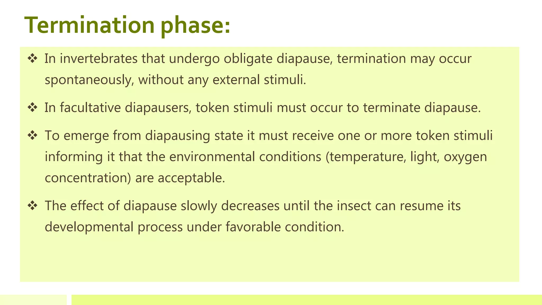 Diapause in aquatic invertebrates | PPTX