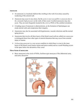Lecture 7 diseases of the vascular system - Pathology | PDF
