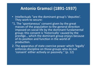 APPLIED SOCIAL THEORY: Antonio Gramsci & Social Innovation by Dr Igor ...