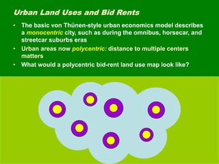 Urban Rent and Land Use Theory | PPT | Agriculture | Industries