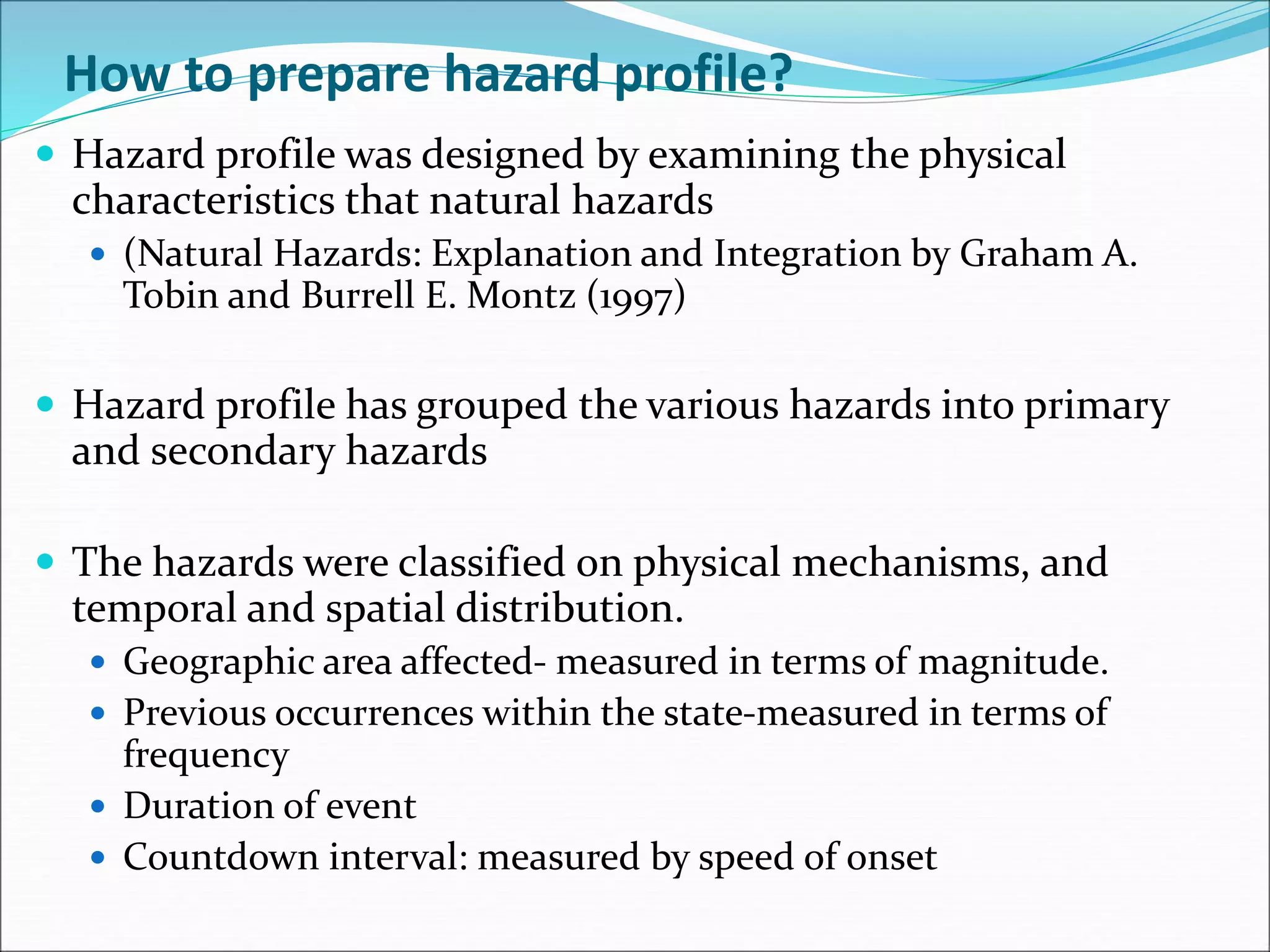 hazard profile.ppt