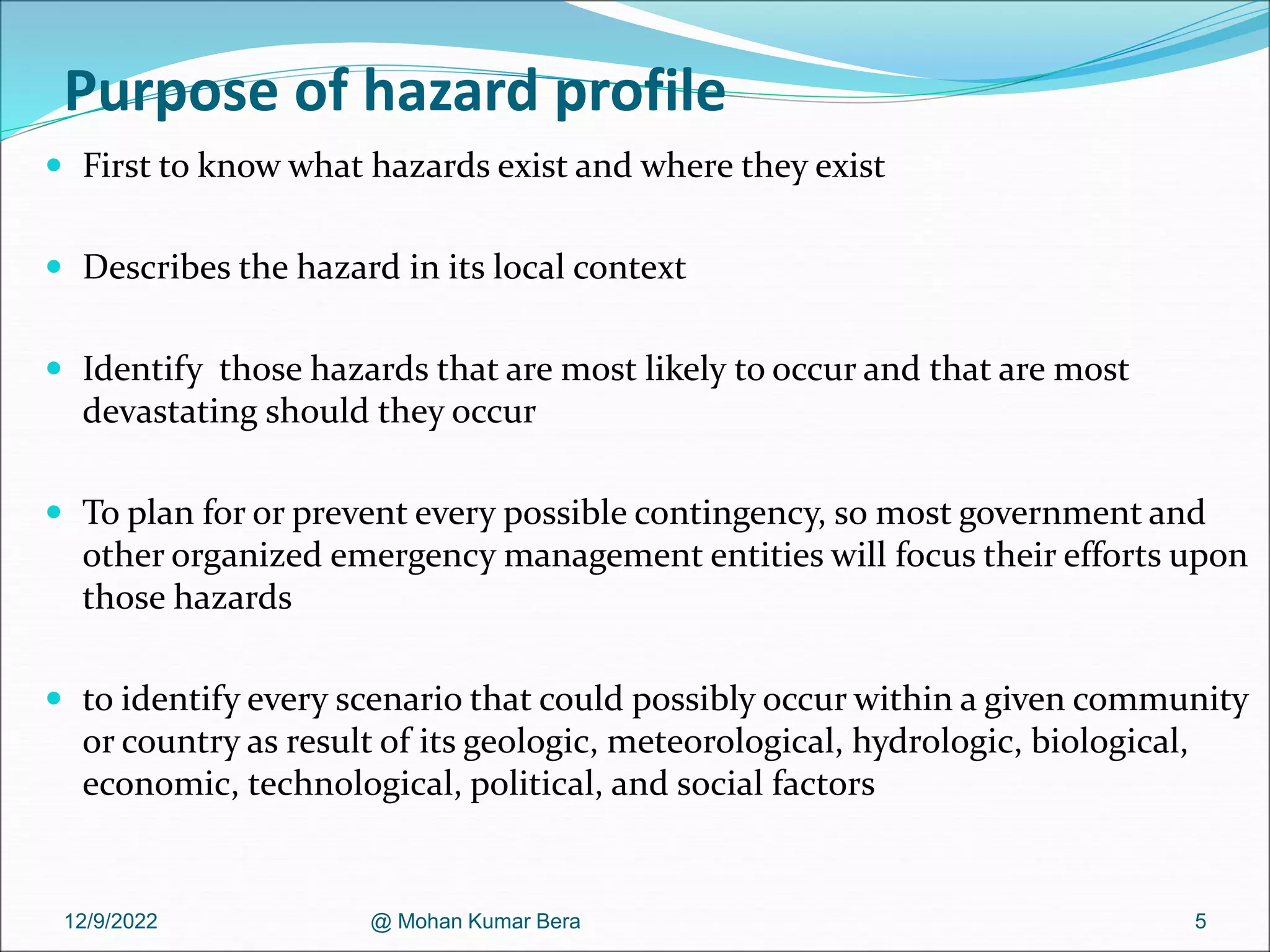 hazard profile.ppt