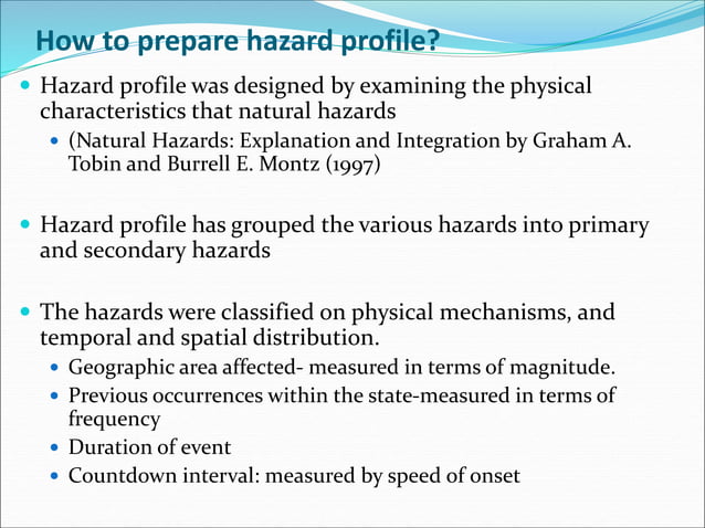 hazard profile.ppt