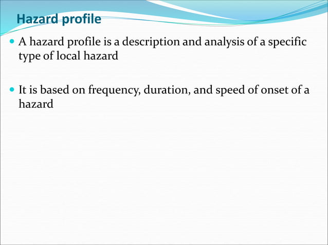 hazard profile.ppt
