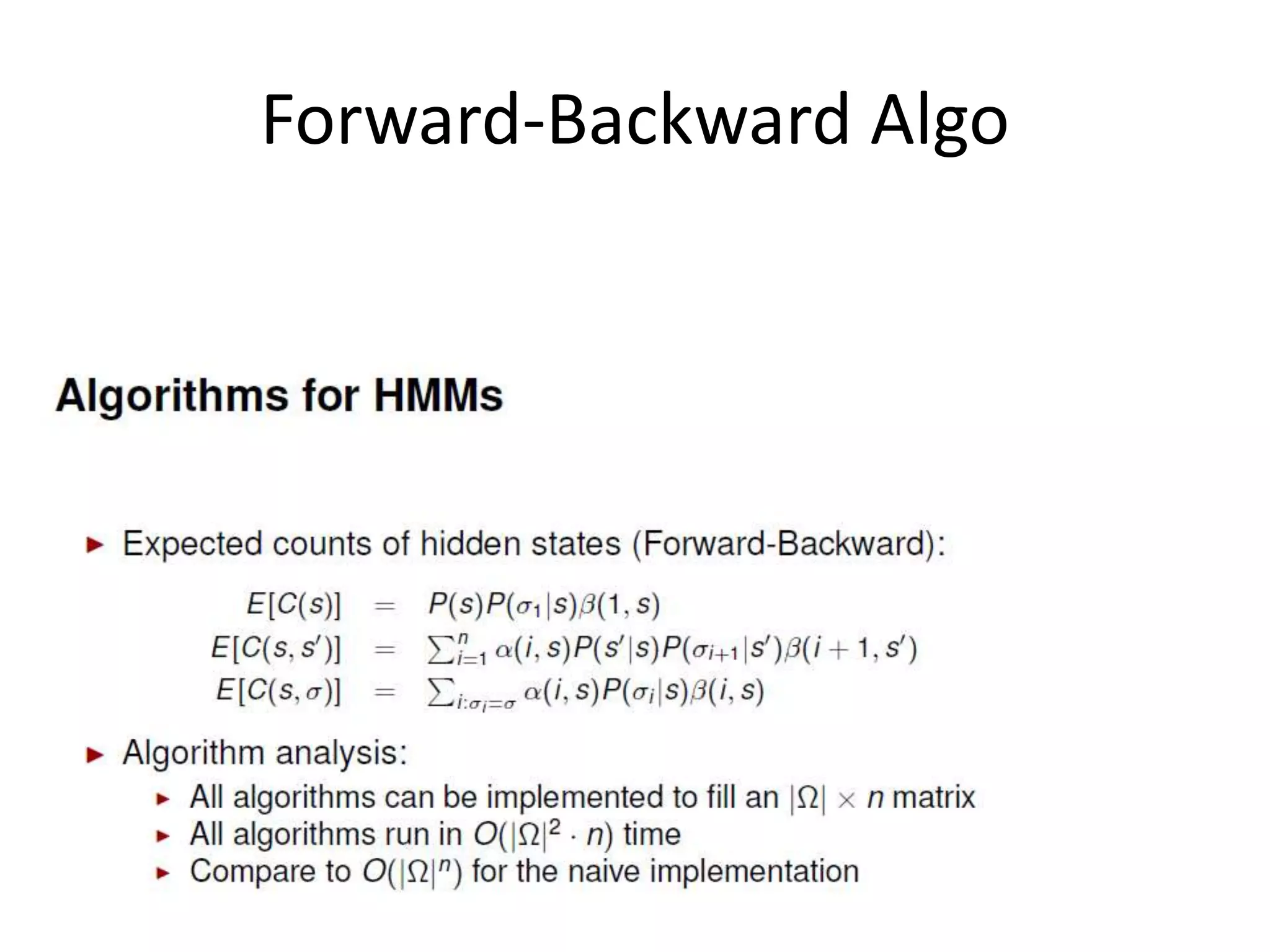 Lecture 7: Hidden Markov Models (HMMs) | PPTX