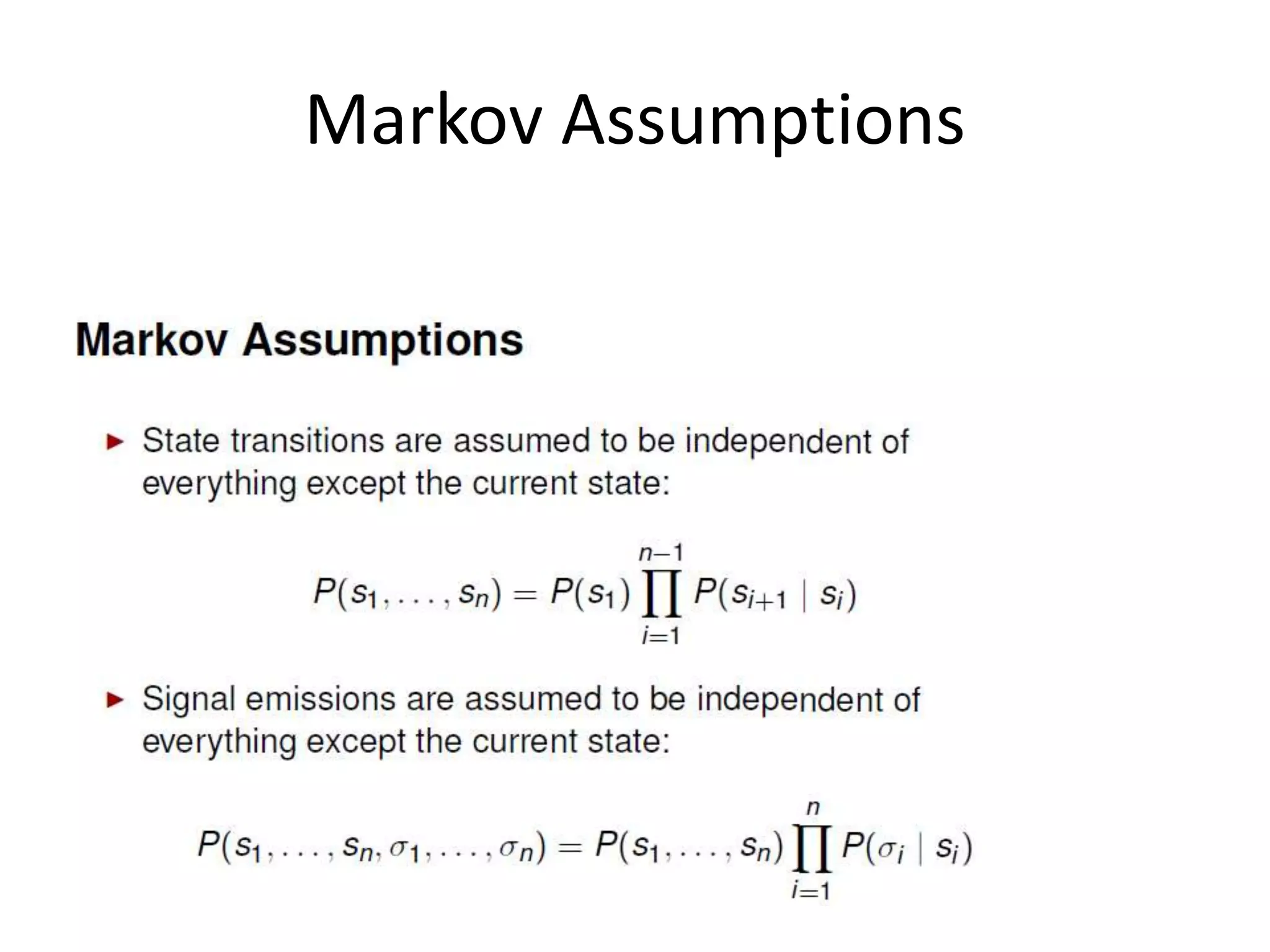Lecture 7: Hidden Markov Models (HMMs) | PPTX