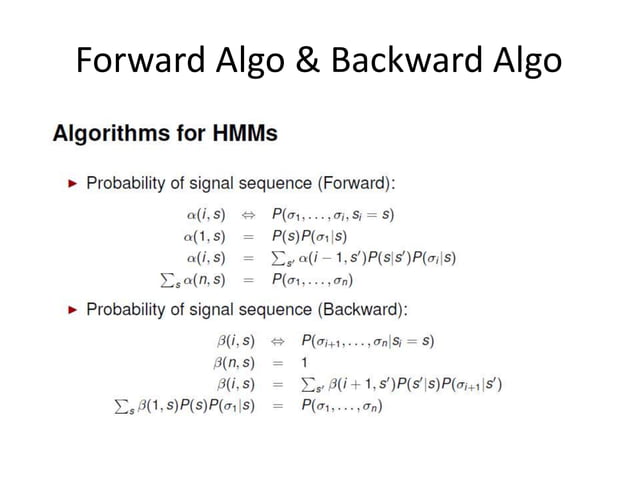 Lecture 7: Hidden Markov Models (HMMs) | PPTX | Technology & Computing