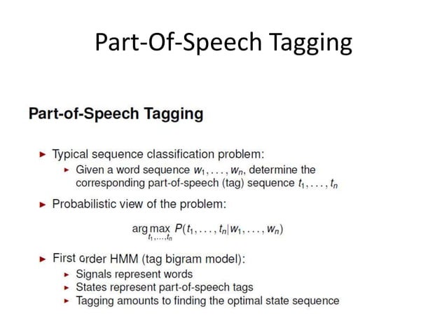 Lecture 7: Hidden Markov Models (HMMs) | PPTX | Technology & Computing