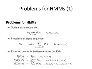 Lecture 7: Hidden Markov Models (HMMs) | PPTX