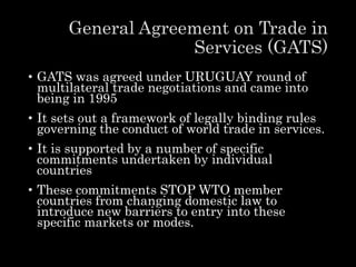 Lecture 7 ib 404 institutional framework for international business | PPTX