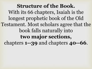 Lecture 7; Isaiah1-3 | PPT