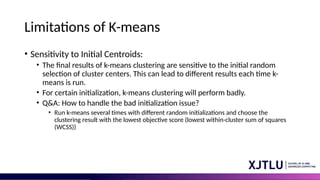 K-Means Clustering Presentation Slides for Machine Learning Course | PPTX