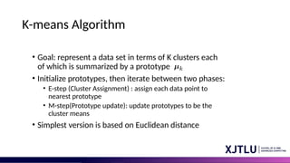 K-Means Clustering Presentation Slides for Machine Learning Course | PPTX