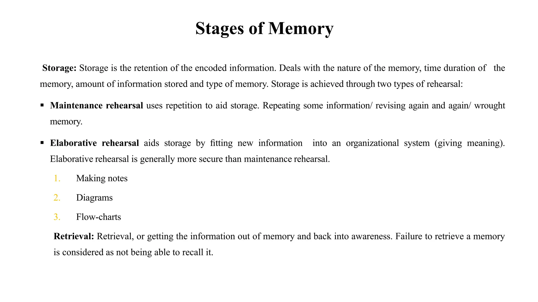 Memory and its effect and side effects on people | PPTX
