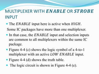 Lecture 7 Multiplexers and Demultiplexer | PDF