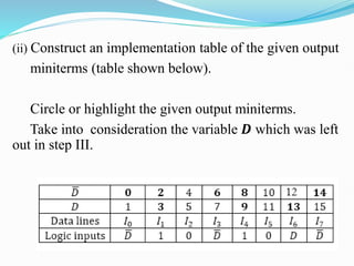 Lecture 7 Multiplexers and Demultiplexer | PDF
