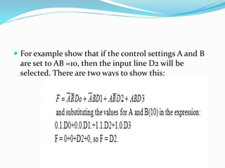 Lecture 7 Multiplexers and Demultiplexer | PDF