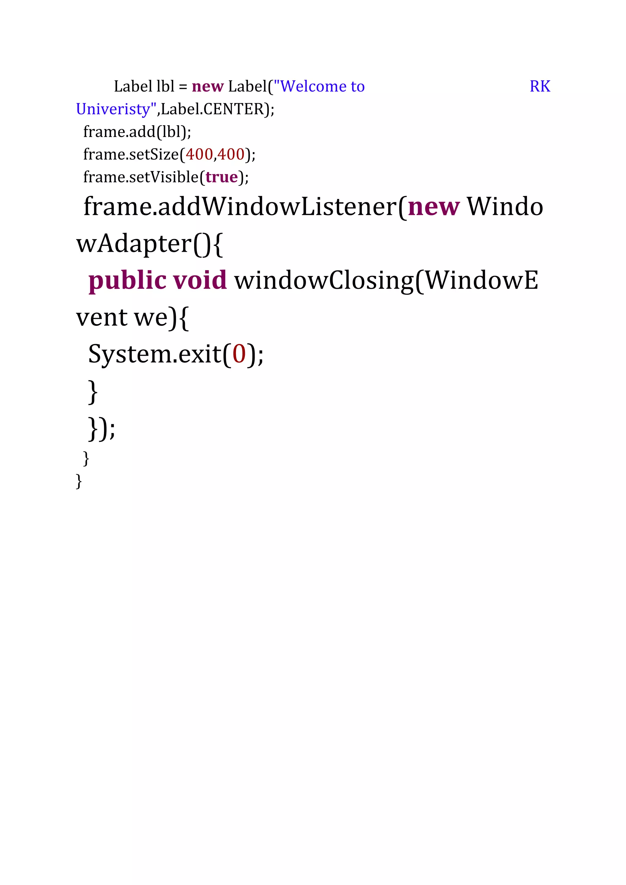 Lecture7 oopj | DOCX