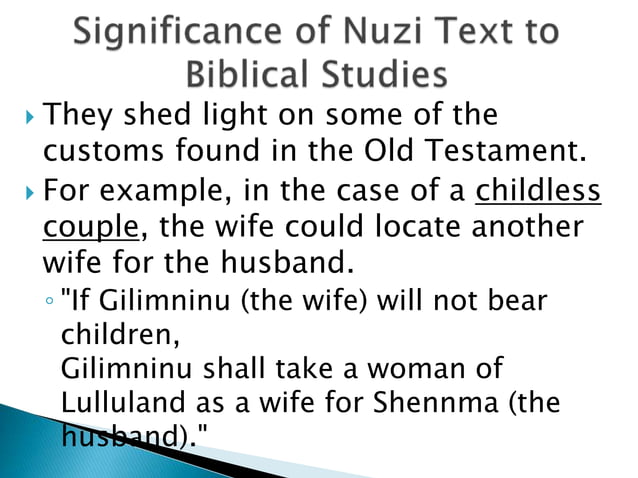Lecture 7 other ancients tablets - nuzi and amarna | PPTX