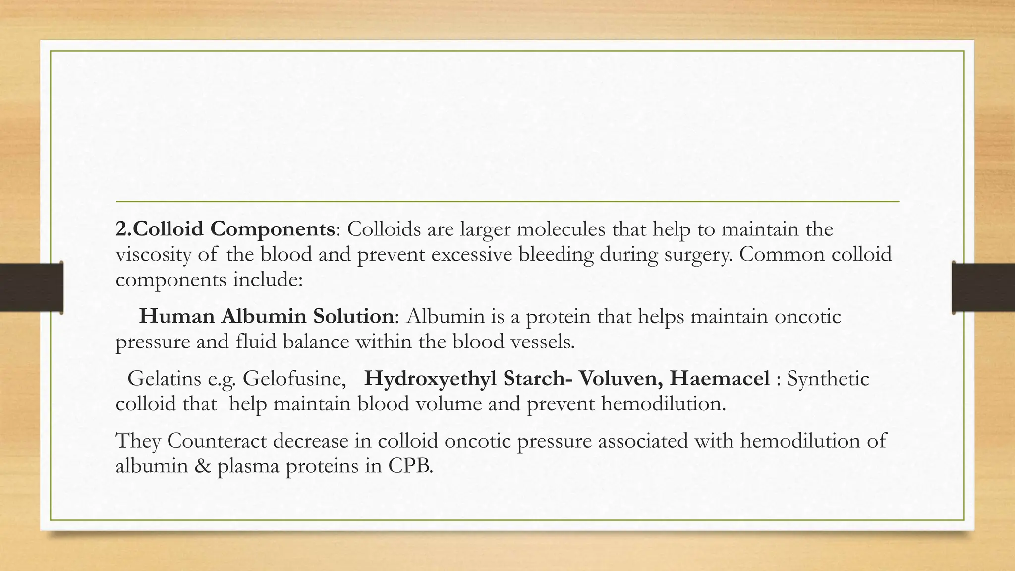 Priming solutions in cardiac perfusion during pulmonary bypass | PPTX