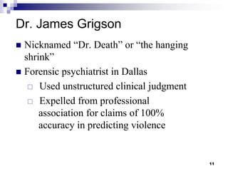 Forensic Psychology: Risk Assessment | PDF