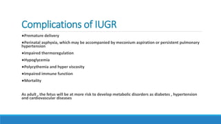 Lecture 7 Small for gestational age | PPTX