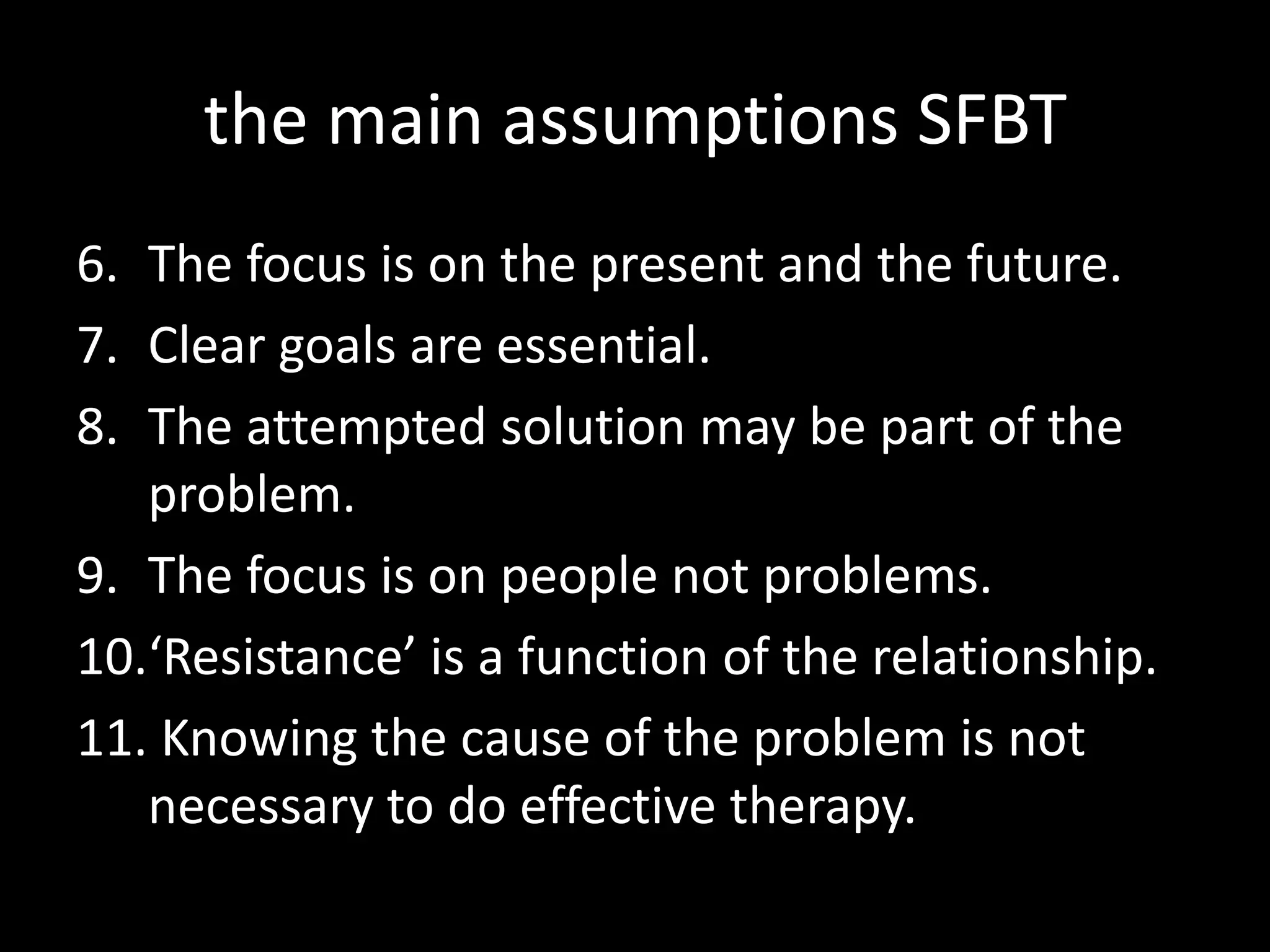 Lecture 7 solution focused therapy | PPTX
