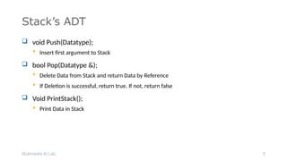 lecture7 Stack.pptxsjkcnlksdnlnsnvlsndlvkn | PPTX