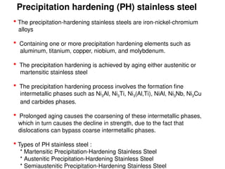 Stainless Steel Engineering Physical Metallurgy | PPTX