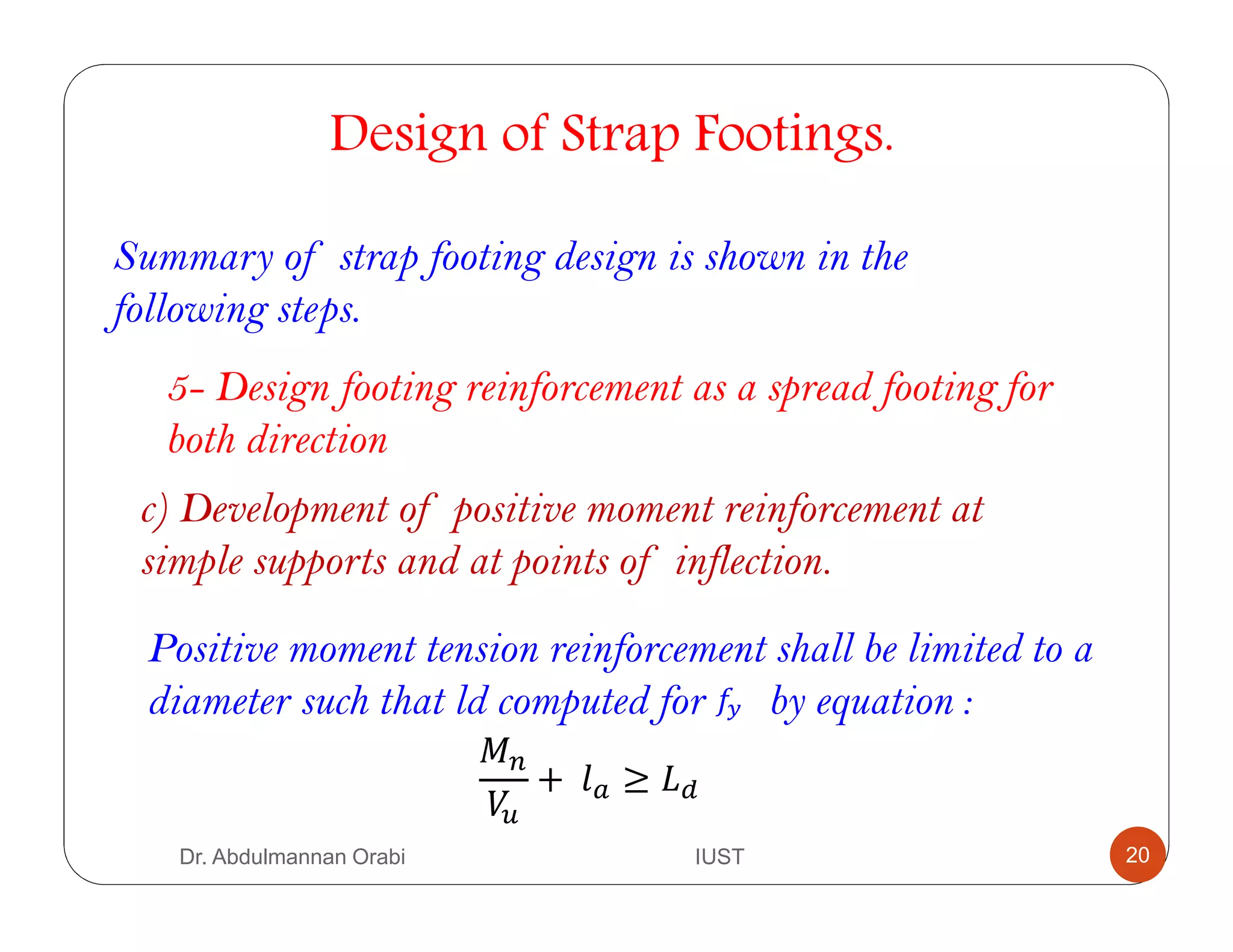 Lecture 7 strap footing | PDF