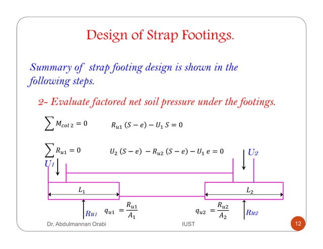 Lecture 7 strap footing | PDF