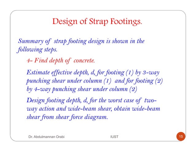 Lecture 7 strap footing | PDF