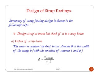 Lecture 7 strap footing | PDF