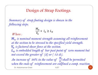 Lecture 7 strap footing | PDF