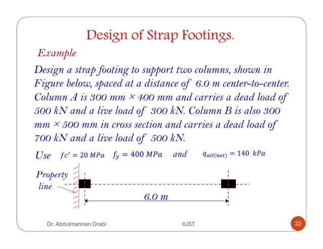 Lecture 7 strap footing | PDF