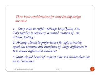 Lecture 7 strap footing | PDF