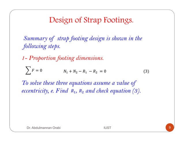 Lecture 7 strap footing | PDF