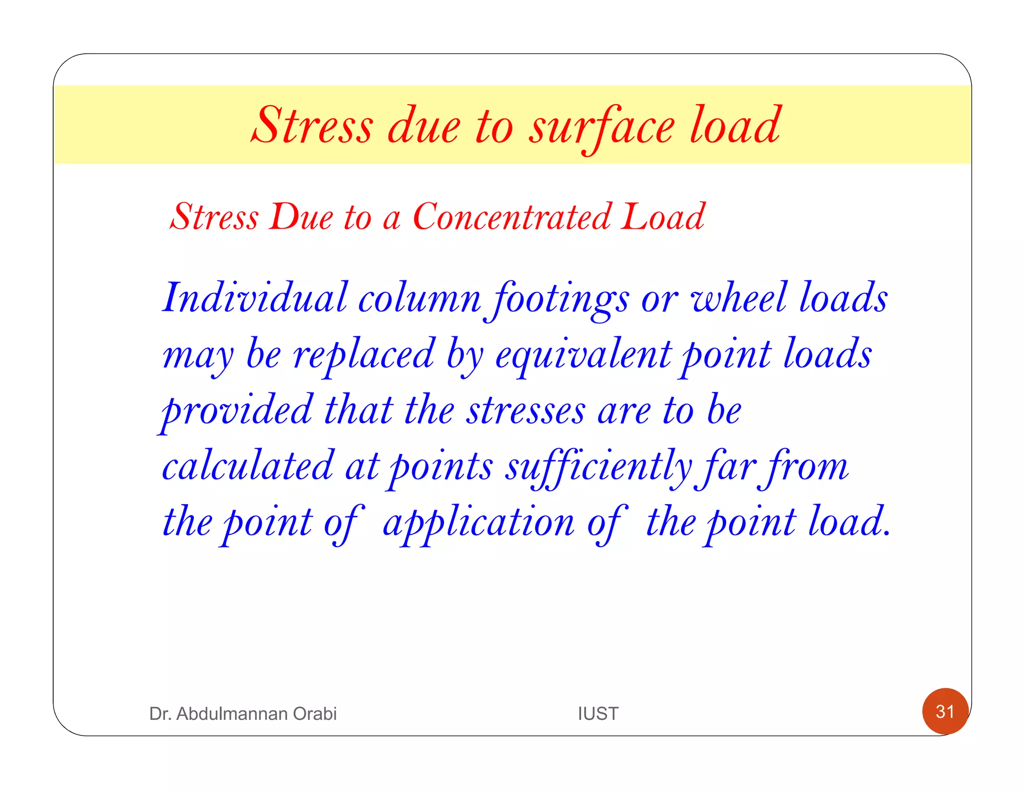 Lecture 7 stress distribution in soil | PDF