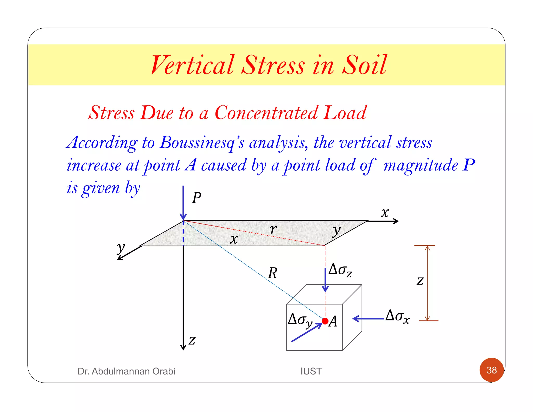 Lecture 7 stress distribution in soil | PDF | Geology | Science