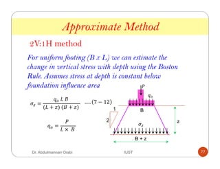 Lecture 7 stress distribution in soil | PDF