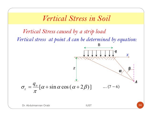 Lecture 7 stress distribution in soil
